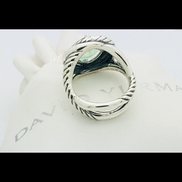 David Yurman | Jewelry | David Yurman Infinity Ring Silver Prasiolite ...